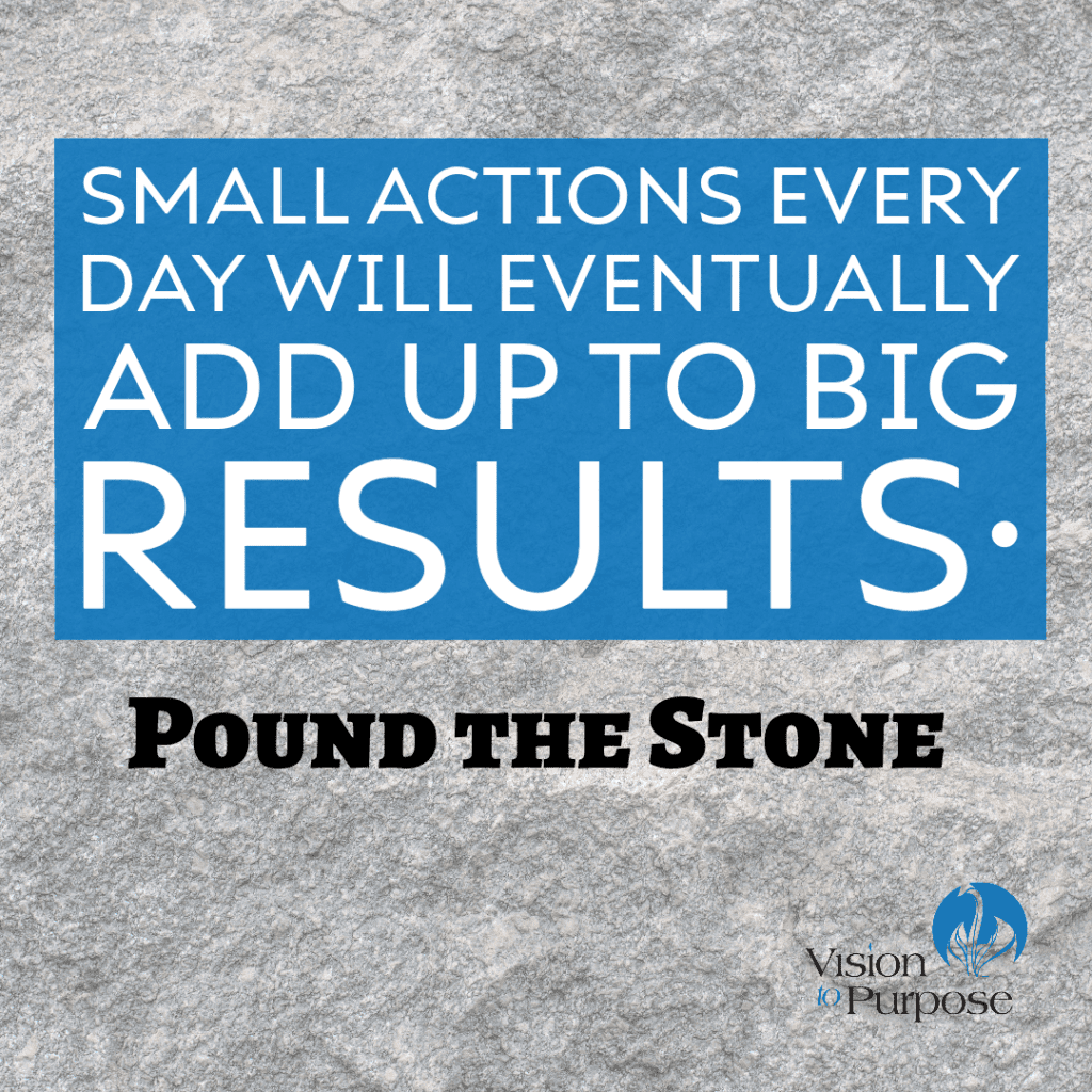 Pound the Stone by Joshua Metcalf (Book Review) - Vision to Purpose